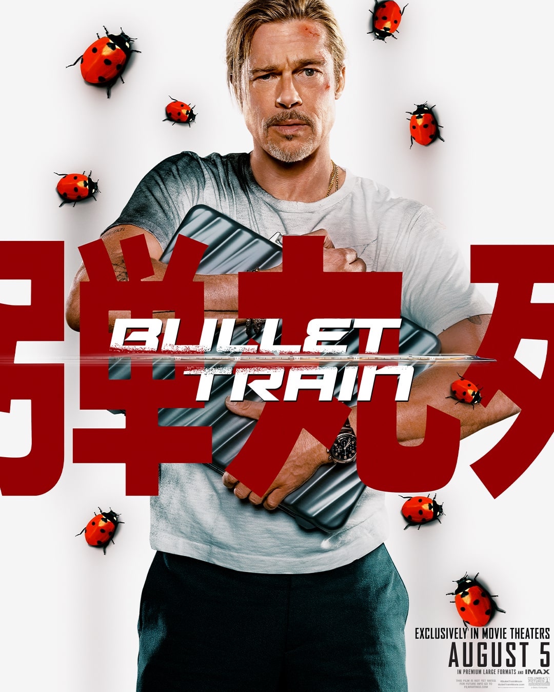 New Character Posters for 'Bullet Train' Tease Character Backgrounds ...